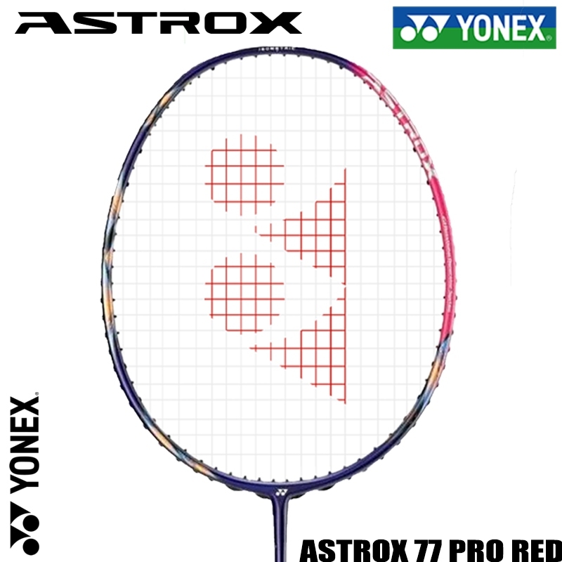 YONEX ASTROX 77 Pro Red Badminton Racket Full Carbon 4U 26-30Lbs 83g ...