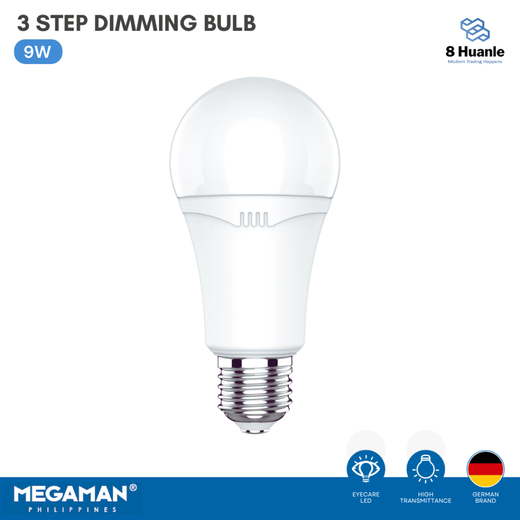Megaman LED 3 Step Dimming Bulb 9W 3000K E27 Warm white (Compatible to ...