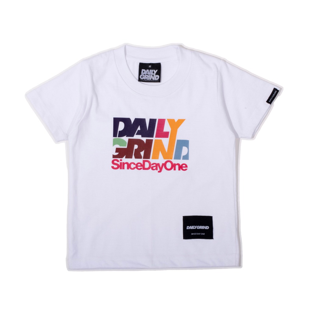 DAILY GRIND KIDS VITAL TSHIRT WHITE | Shopee Philippines