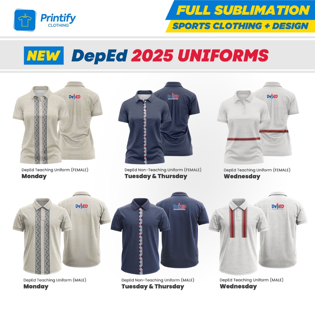 2025 NEW DEPED UNIFORMS TUESDAY & THURSDAY UNIFORM FOR FEMALE CLASSROOM ...