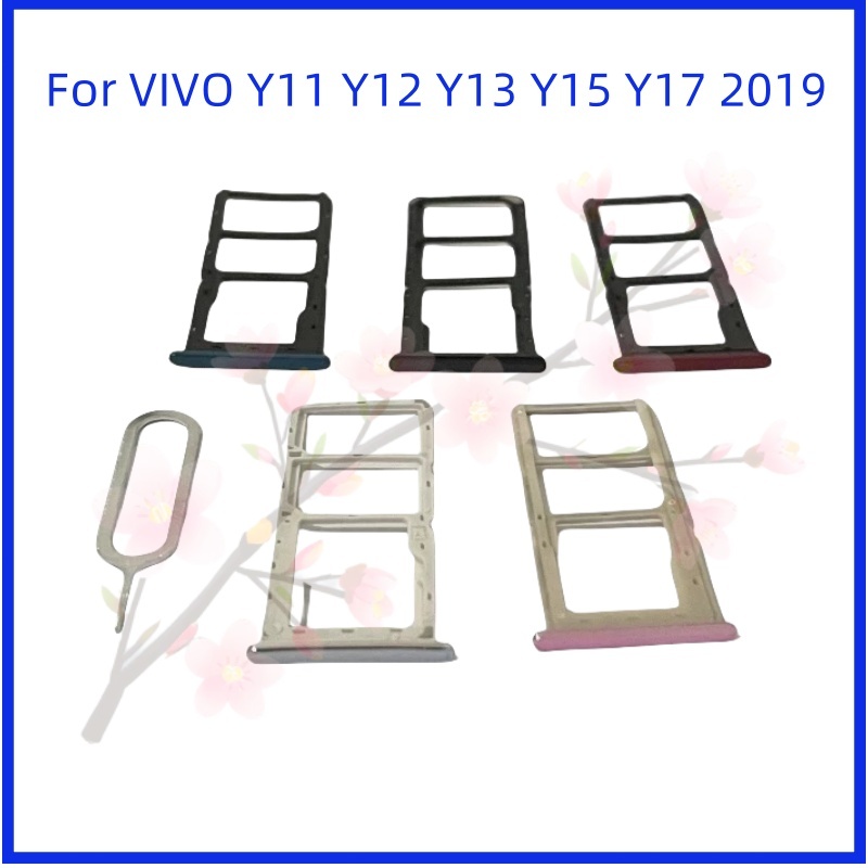 SIM Tray VIVO Y11 Y12 Y13 Y15 Y17 2019 Sim Card Slot Holder Card Holder ...