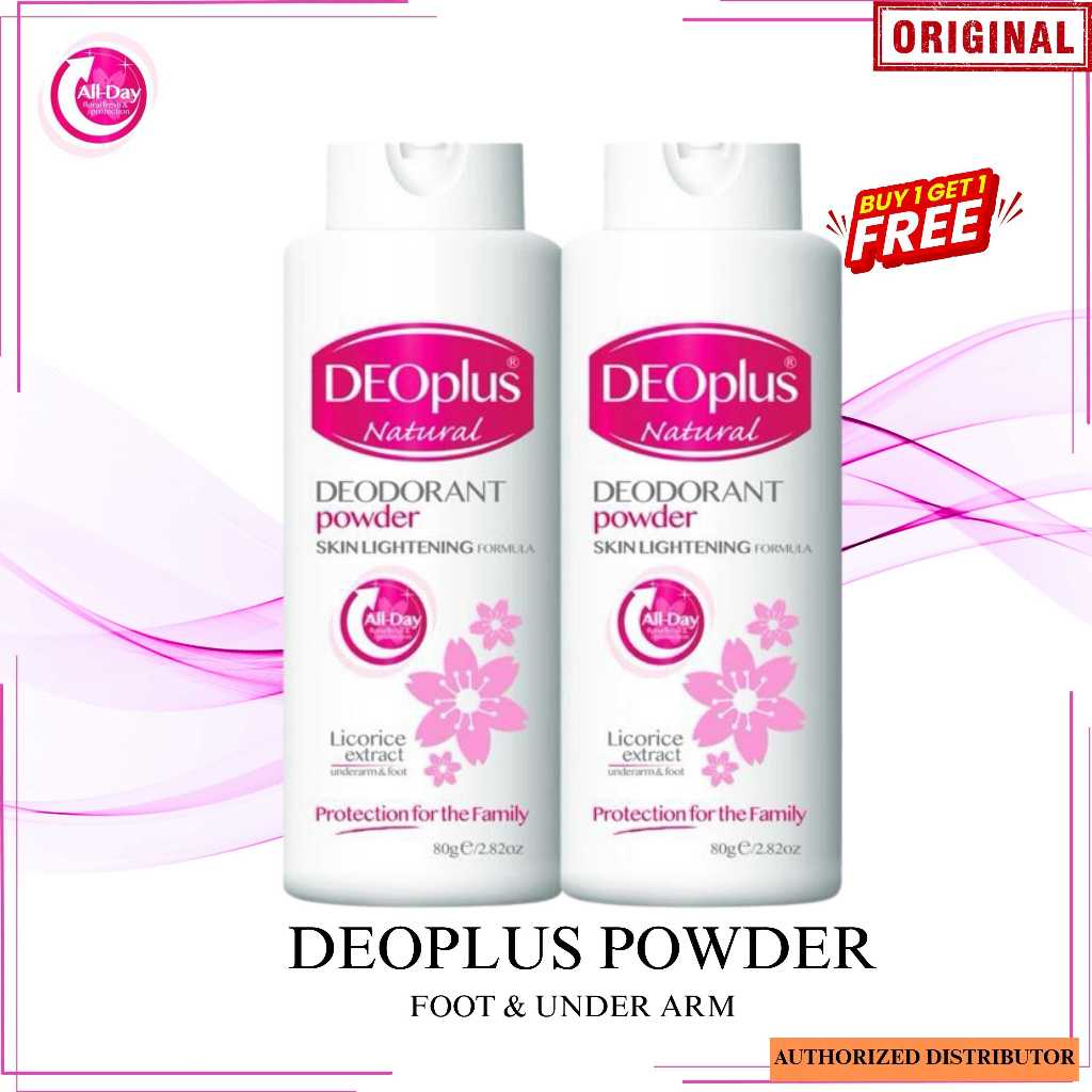 Deoplus Buy1 Take1 Tawas Deodorant Powder Underarm and Foot Powder ...