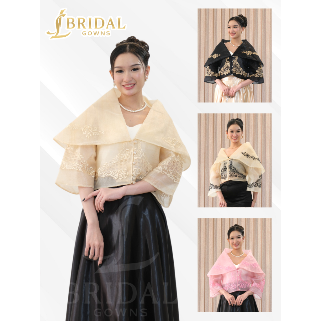 Maria Clara inspired filipiniana top - balona | Shopee Philippines