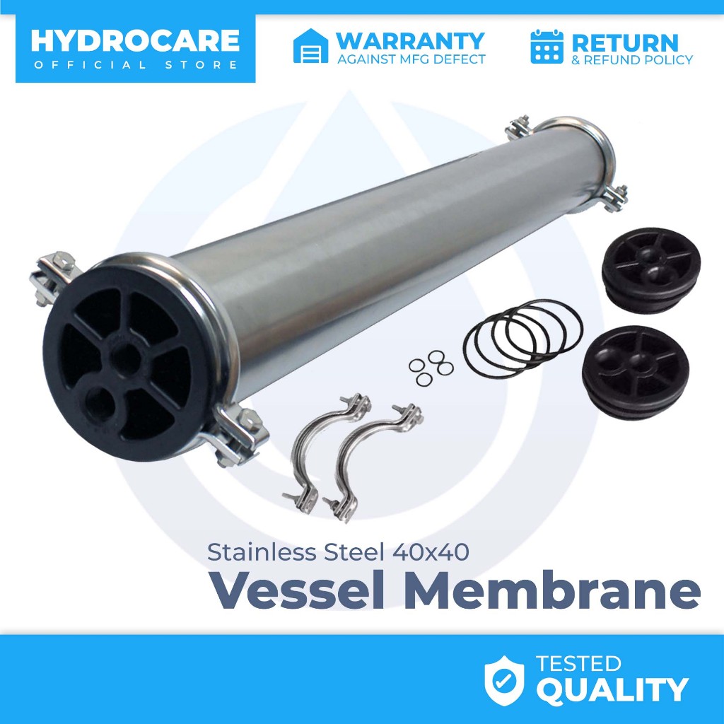 RO Membrane Vessel Set 40x40 Stainless Steel Seamed | Shopee Philippines