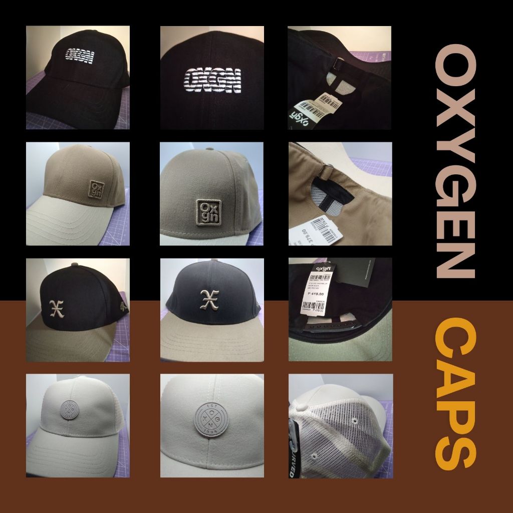 Oxygen Branded Caps - Men's Caps | Shopee Philippines