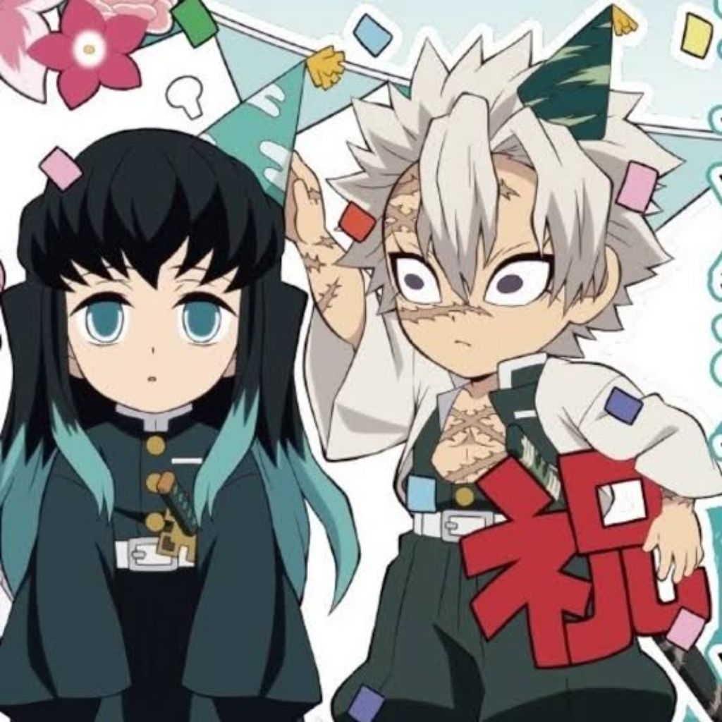 NEW! DS - Demon Slayer MUICHIRO GYOMEI SANEMI & GENYA Anime Merch ...