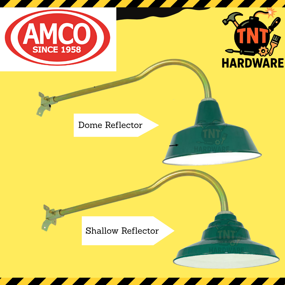 Amco Shallow, Dome, Angle Reflector Set and Parts Without Socket ...