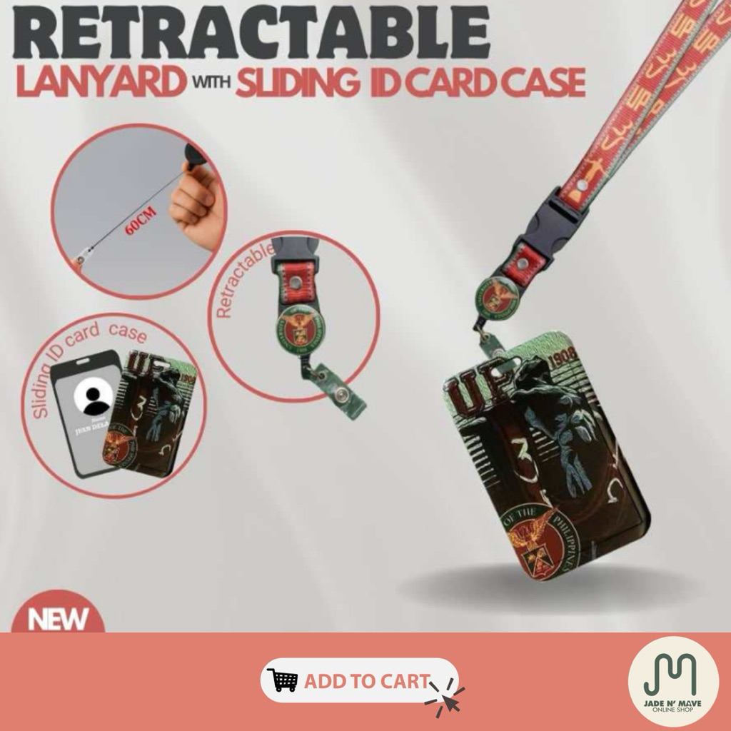 on hand UP Retractable Stretchable ID Holder with Pull-Out Lace JnM ...