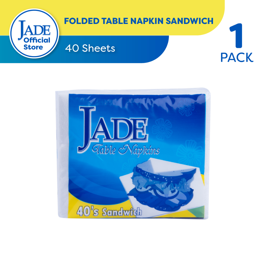 Jade Table Napkin Folded 1-ply 40-sheets | Shopee Philippines