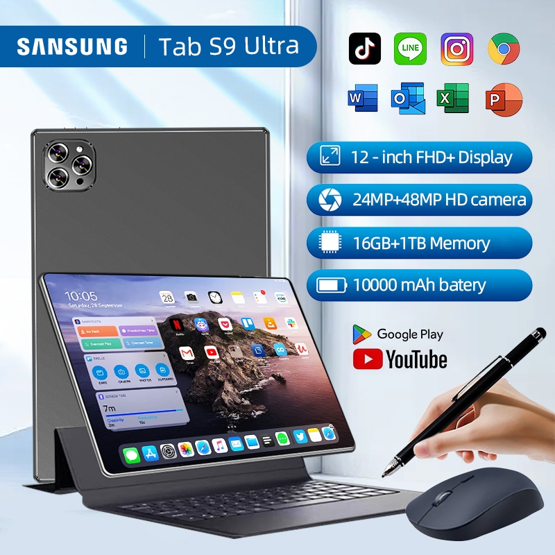 SAM.SUNG Tab S9 Ultra Original Tablets 12 Inch 8GB + 256GB Android ...
