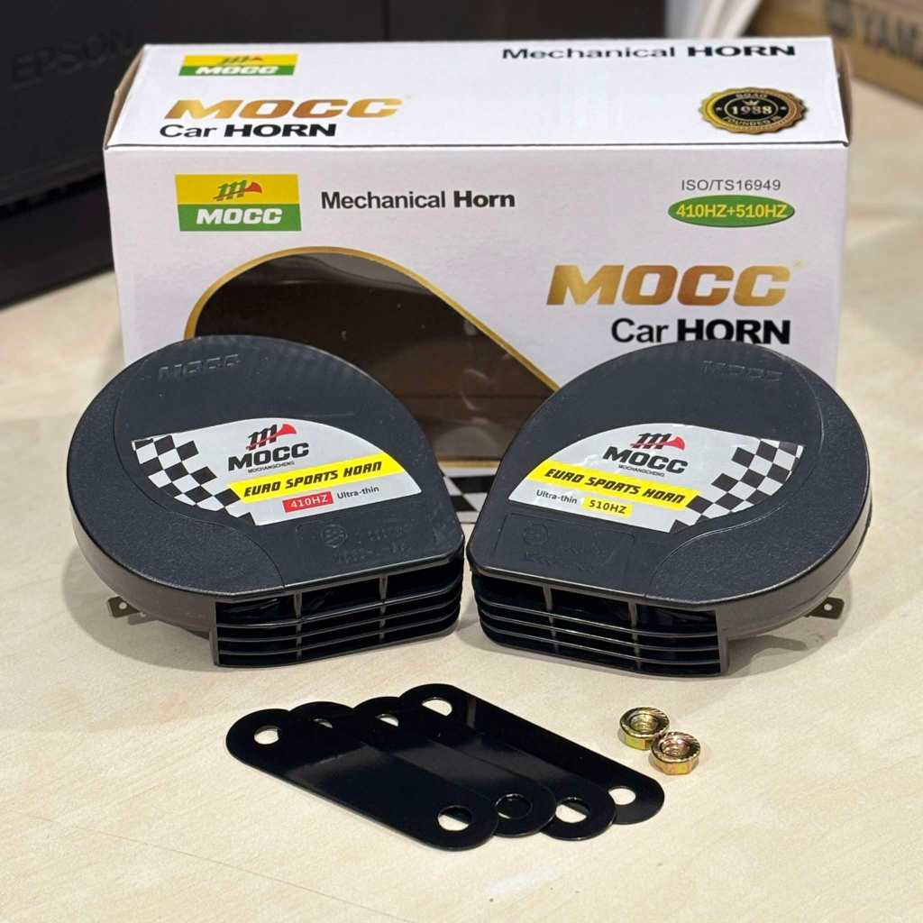 MOCC DUAL COMPACT SNAIL HORN GENUINE ORIGINAL 100%*** 410hz+510hz ...