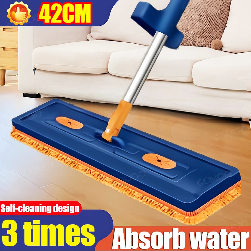 Chenille Mop Deep Cleaning 360° rotating head Hands-Free Cleaning ...