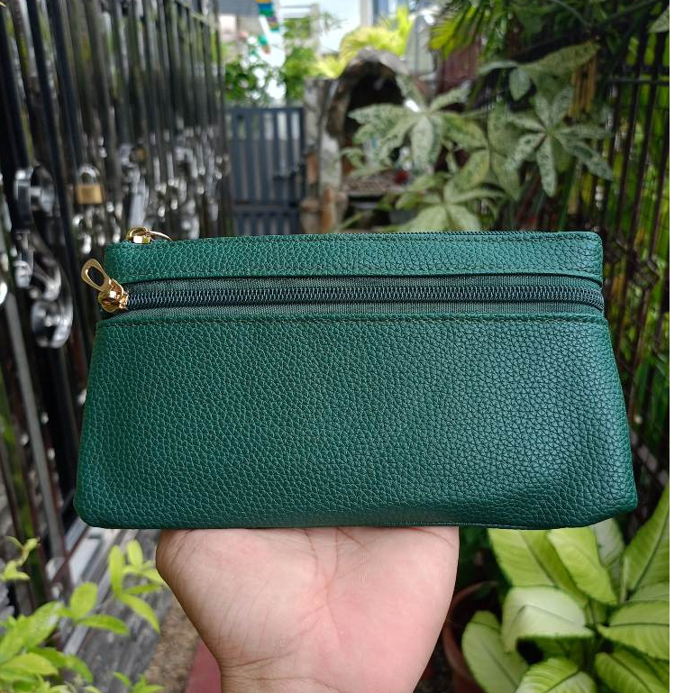 Feng Shui Green Long Lucky Wallet (New) | Shopee Philippines