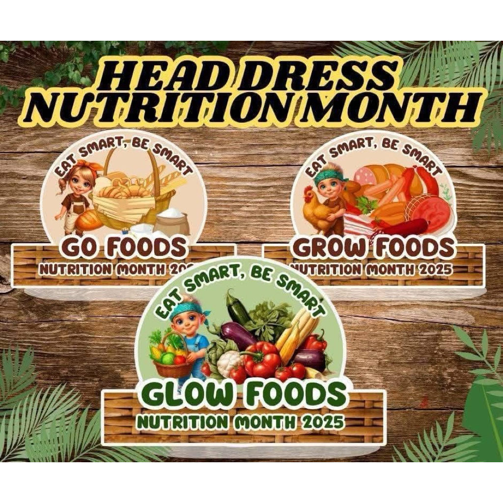 Nutrition Month Head Dress Available in any design you wanted | Shopee ...