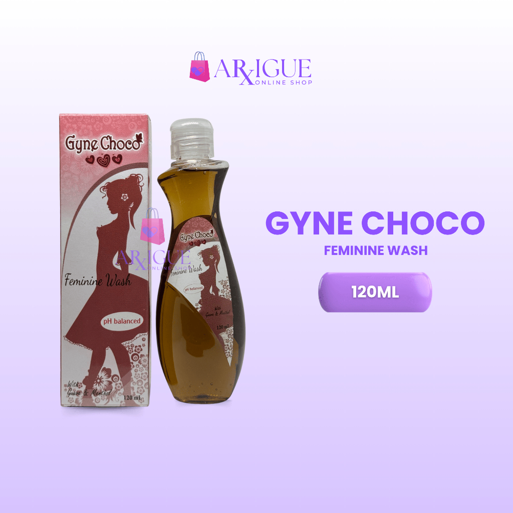GYNE CHOCO FEMININE WASH PH BALANCED WITH GUAVA & MENTHOL 120ml ...