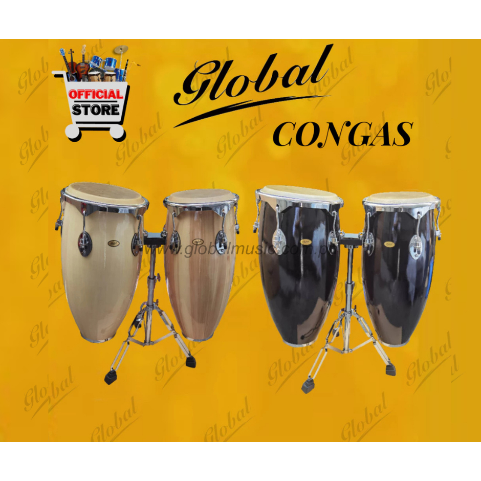 CONGA DRUM GLOBAL BRAND Natural wood DRUM SHELL for WARM & RESONANT ...
