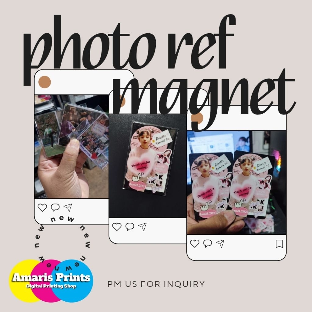 CHEAPEST PHOTO REF MAGNET (10pcs) | Shopee Philippines