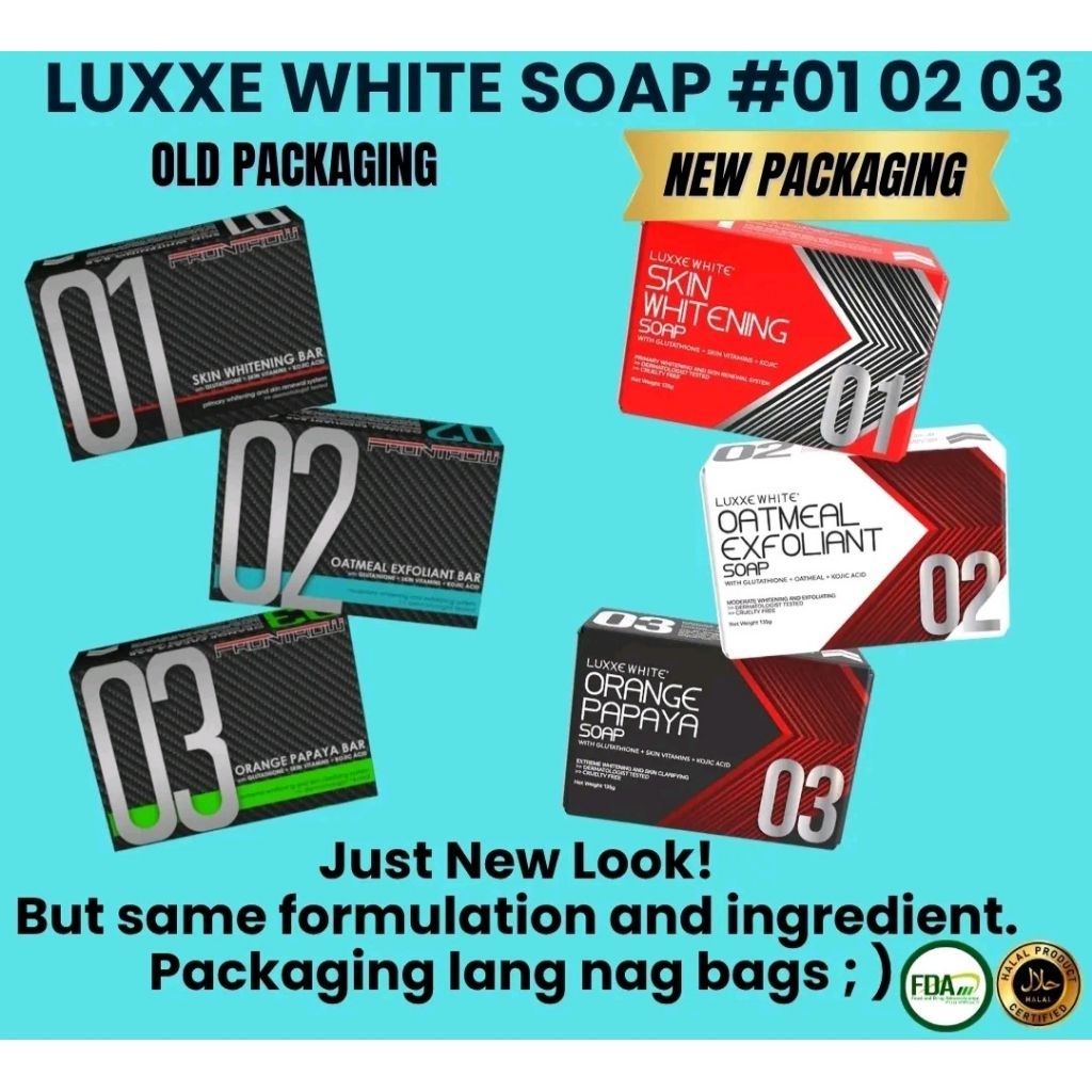 COD AUTHENTIC LUXXE WHITE SOAPS‼️ FRONTROW NEW PACKAGING WHITENING ...