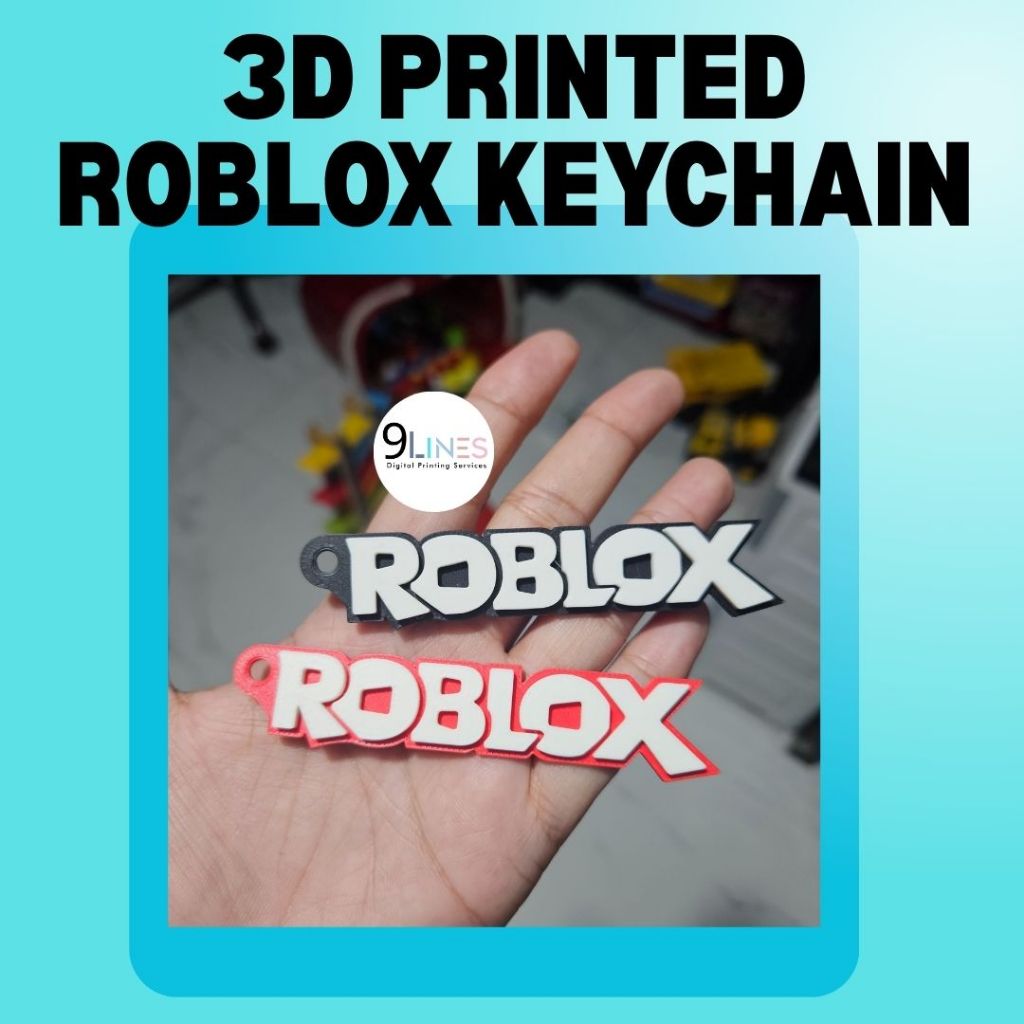 3D PRINTED ROBLOX KEYCHAIN | Shopee Philippines
