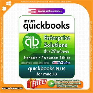 [Lifetime] Intuit QuickBooks Enterprise Solutions 2024/Plus for Windows & macOS | Shopee Philippines
