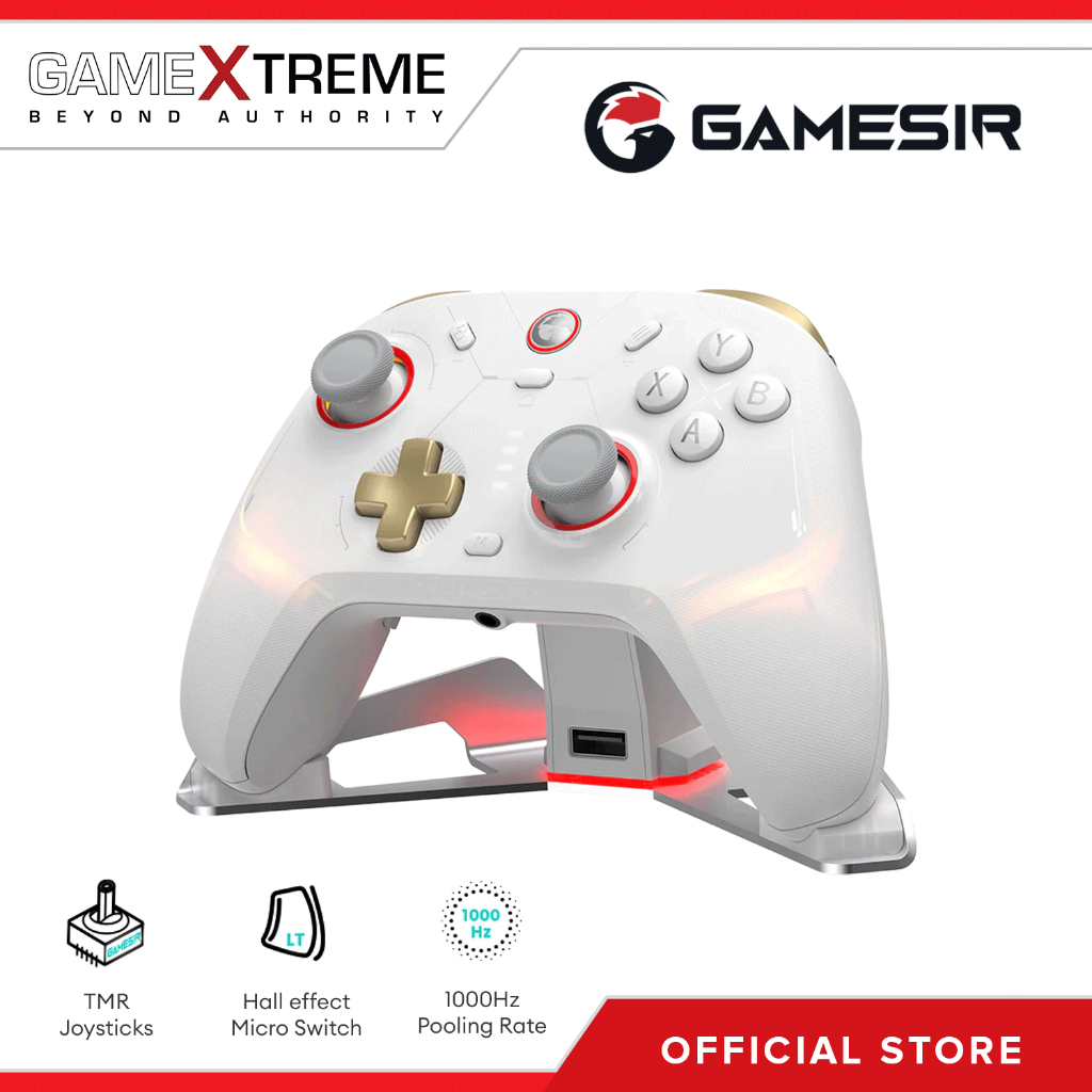 Gamesir Cyclone 2 Multi-Platform Wireless Game Controller with Pedestal ...