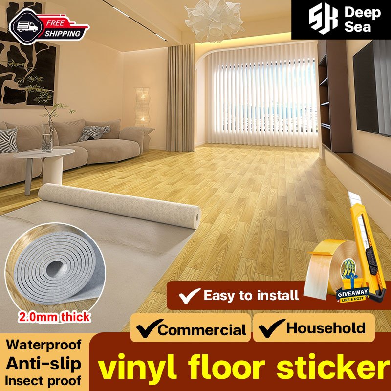 Non-flammable SH linoleum flooring Thickening highly wear-resistan ...