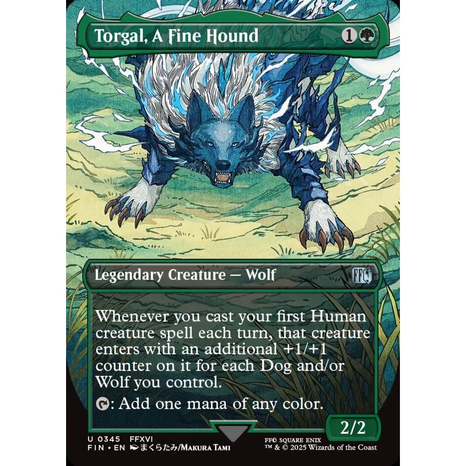 Torgal, A Fine Hound (Borderless) - FINAL FANTASY (FIN) - GREEN ...