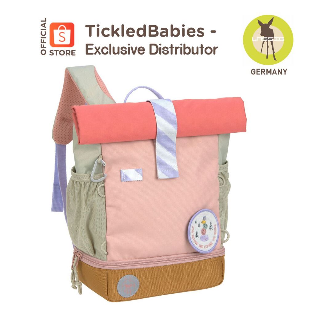 Lassig Mini Rolltop Backpack Sunny Explorer ( German brand school travel kindergarten ) | Shopee ...