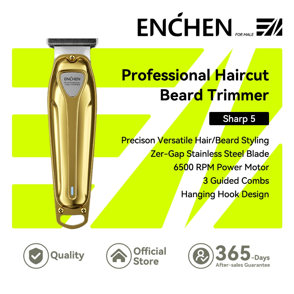 ENCHEN Electric Hair Trimmer Sharp 5 Cordless Men Pomade Hair Carving ...