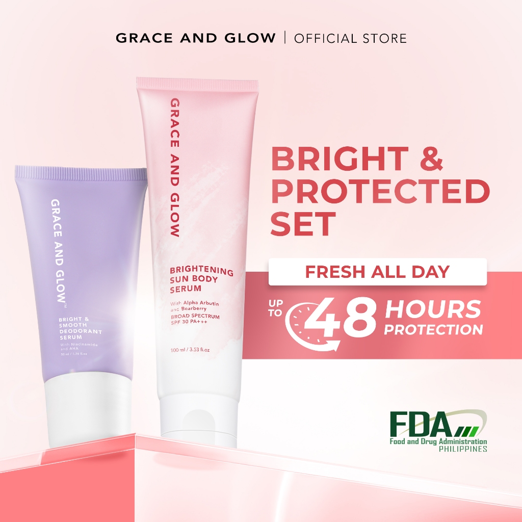 Grace and Glow 2in1 Bright & Smooth Deodorant Serum Roll On ...