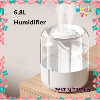 Mini night light humidifier in one device, providing warm light and ...