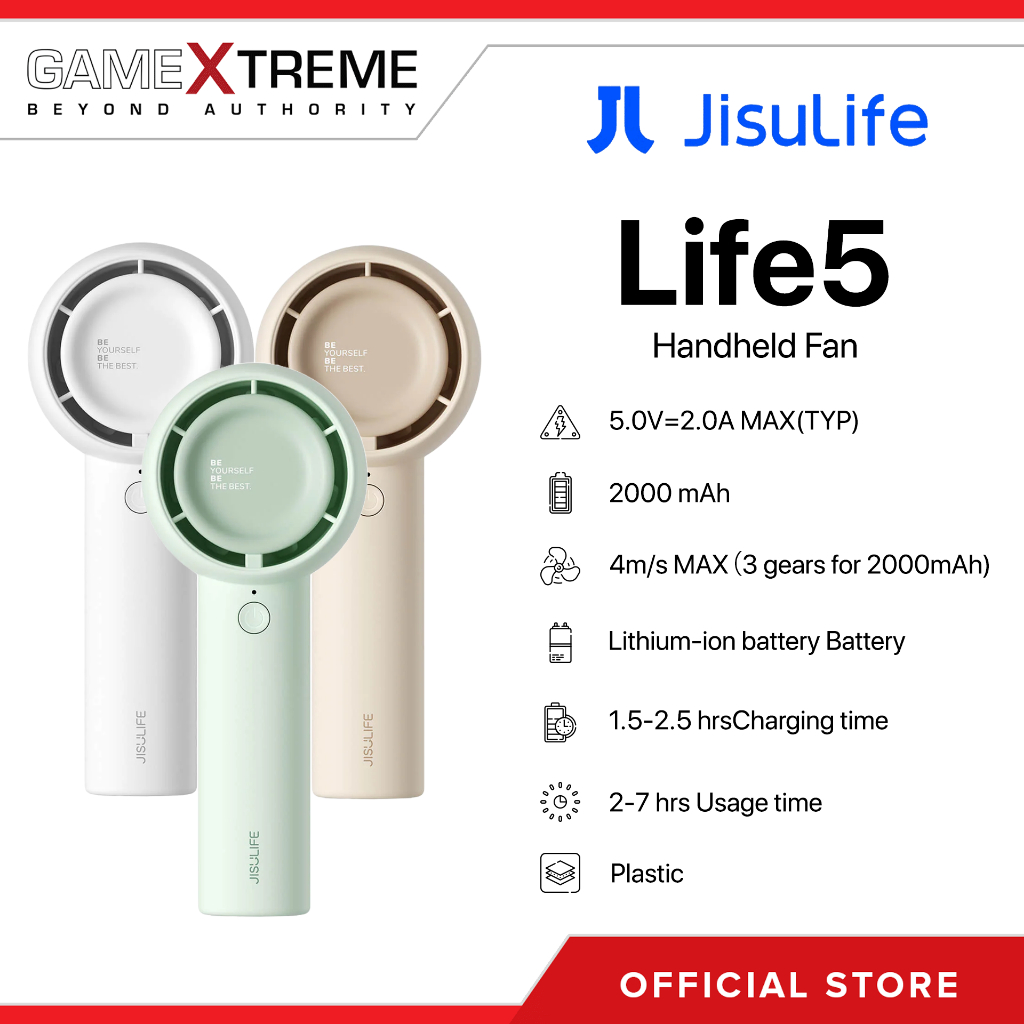 JisuLife Life 5 Handheld Fan | Shopee Philippines