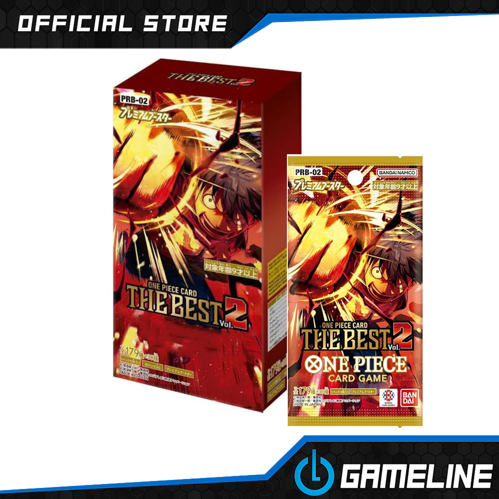 One Piece TCG JPN Premium Booster The Best 2 Booster Box [PRB-02] (10 ...