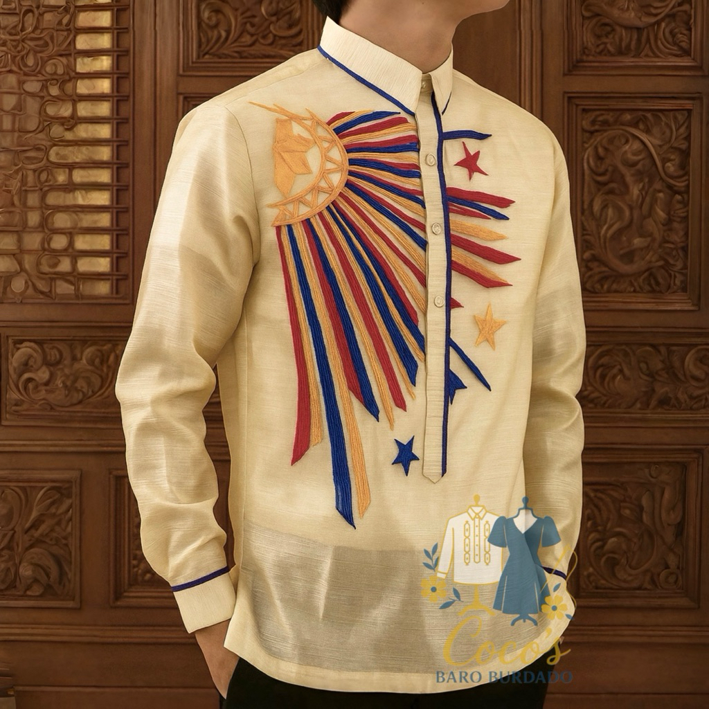Sinag Barong Tagalog for Men (KIDS & ADULT SIZE) | Shopee Philippines