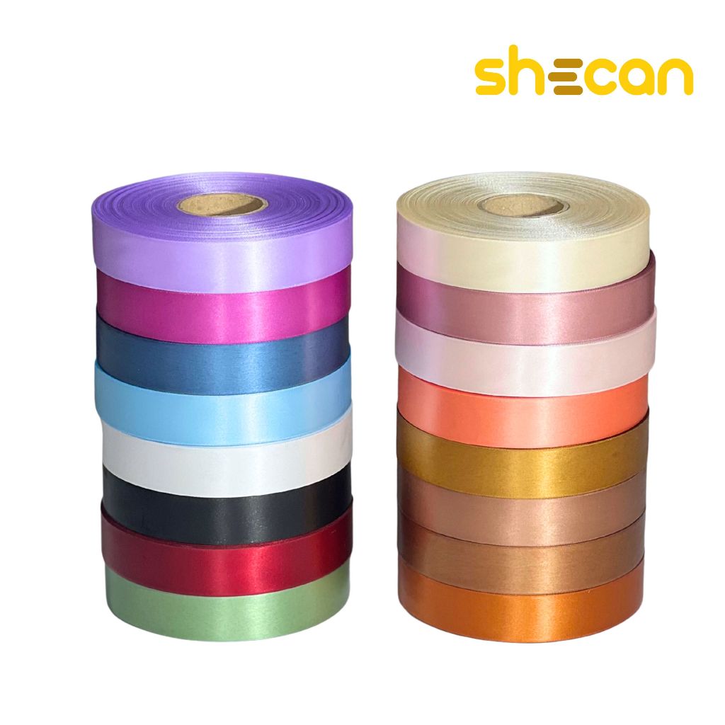 Shecan Double Edge Ribbon: White , Antique White, Antique Mauve, Blue ...