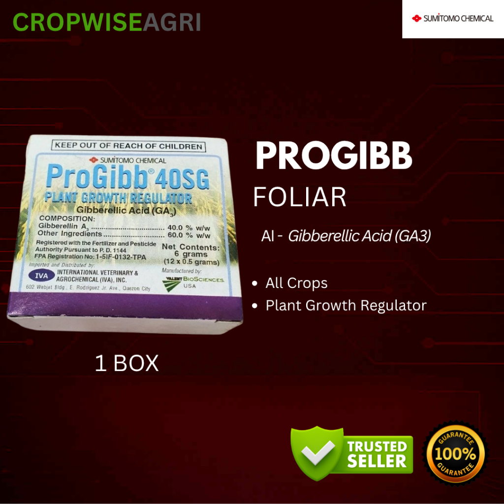 ProGibb 40SG Plant Growth Regulator Gibberellic Acid Inbox | Shopee ...