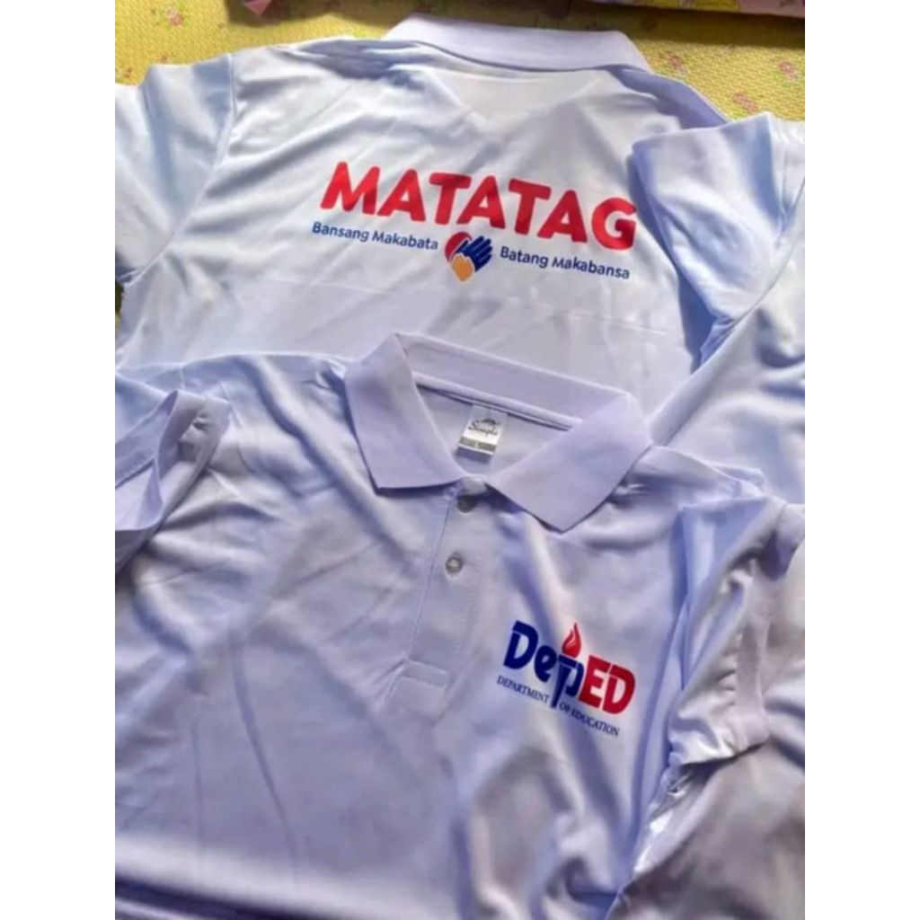 DEPED MATATAG POLO SHIRT (UNISEX-SMALL TO XL) | Shopee Philippines