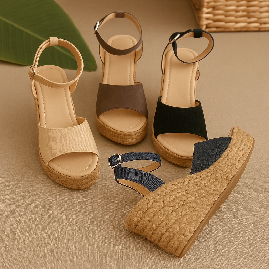 COREEN 3.5” abaca wedge sandals - Liliw-made sandals for women | Shopee ...