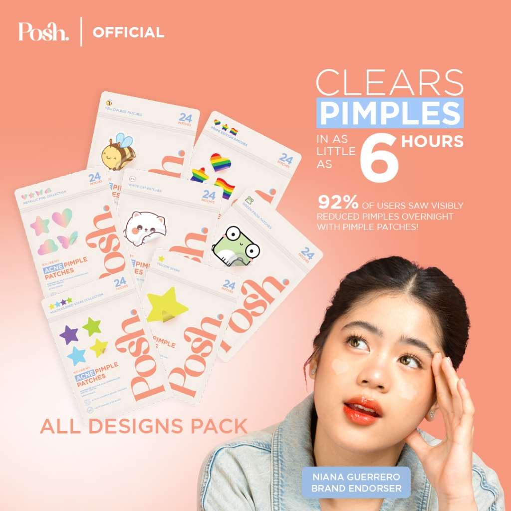 7-PACK All Designs Pimple Patch 168pcs - Hydrocolloid Acne Spot Pimple ...