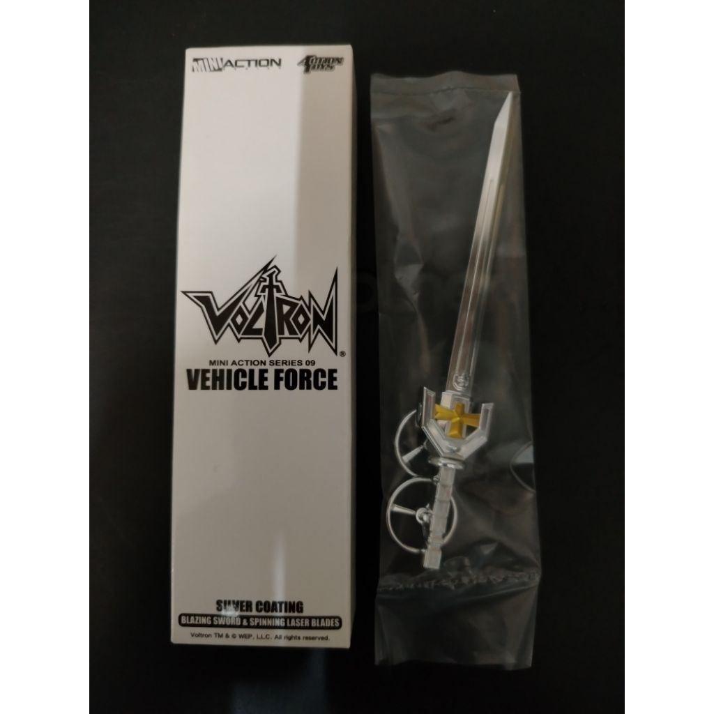 Action Toys Voltron Silver Coating Blazing Sword & Spinning Laser ...