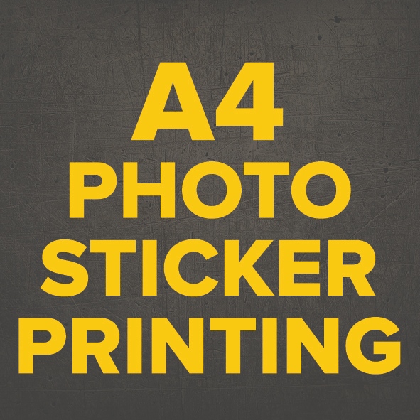 A4 Photo Sticker Print | Large Format | High Quality |Custom Size ...