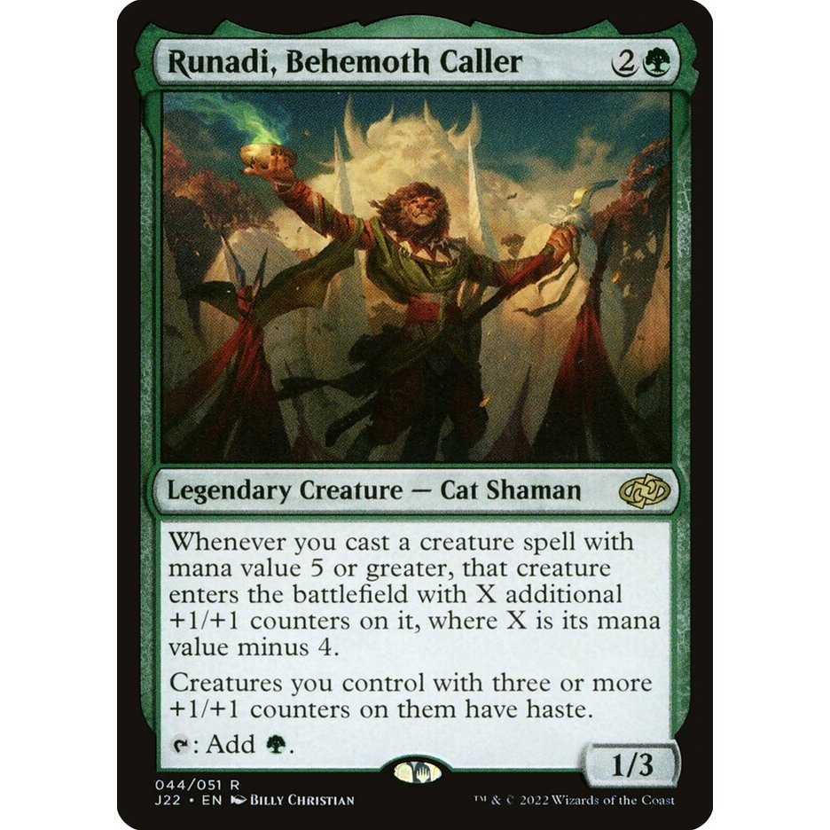 Runadi, Behemoth Caller | Magic The Gathering | MTG | Shopee Philippines