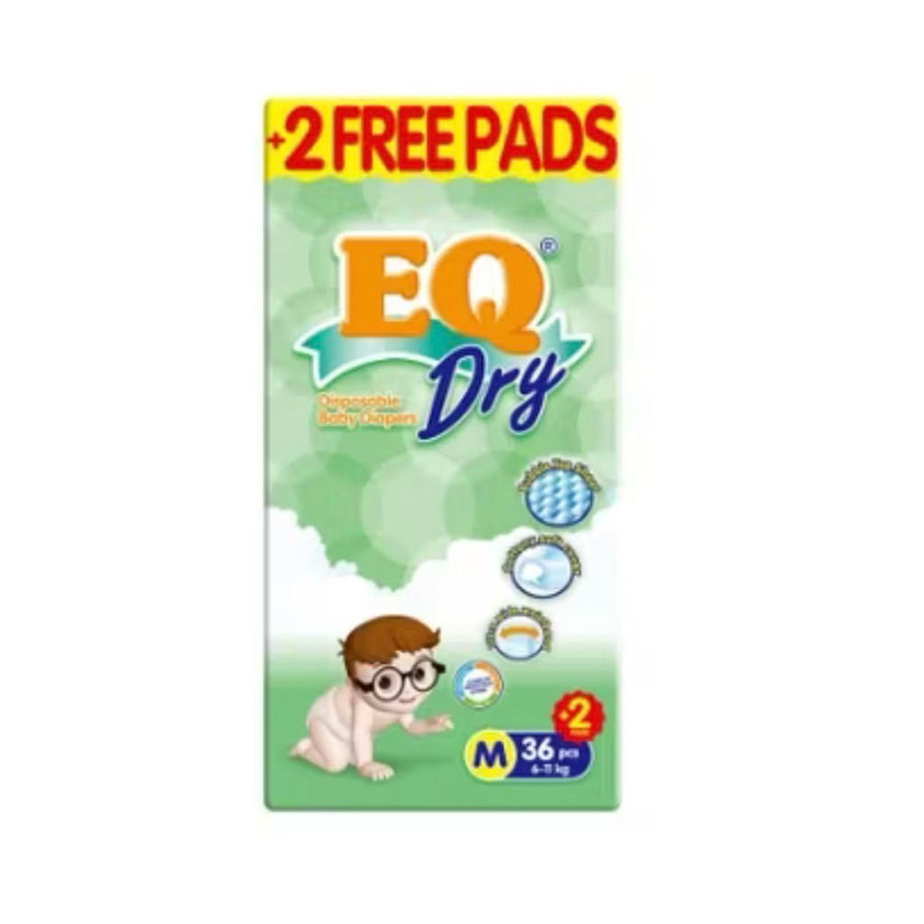 EQ Dry Econo Pack Medium 36 pieces | Shopee Philippines