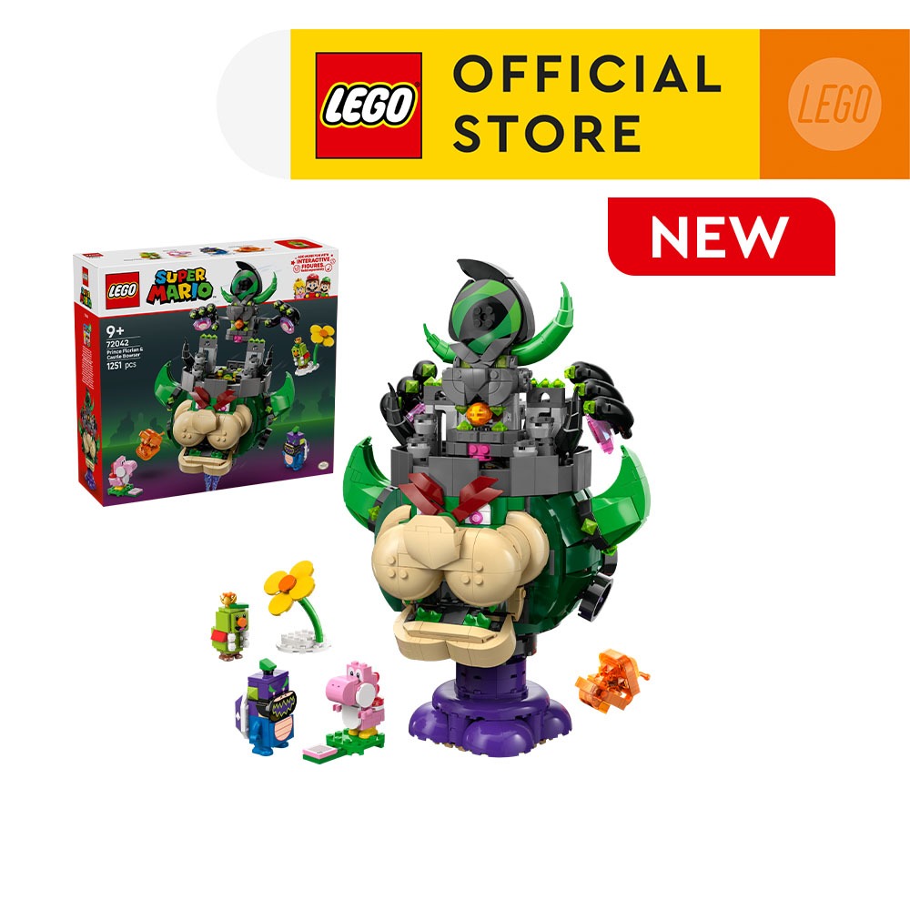 LEGO Super Mario 72042 Prince Florian & Castle Bowser (1251 Pieces ...