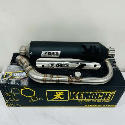 KENOCHI PIPE K2 V1 V2 BLACK STAINLESS CLICK MIO NMAX AEROX BEAT PCX160 ...