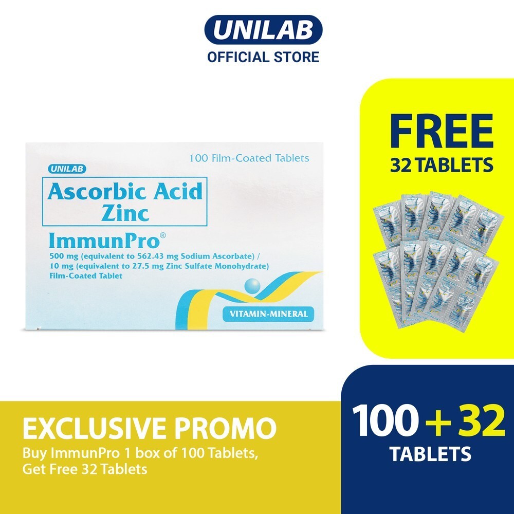 Exclusive Promo: Buy ImmunPro 1 box of 100 Tablets, Get Free 32 Tablets | Shopee Philippines
