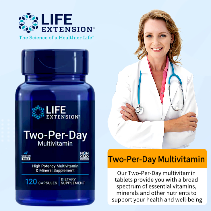 Life Extension Two-Per-Day Multivitamin 120 Capsules | Shopee Philippines