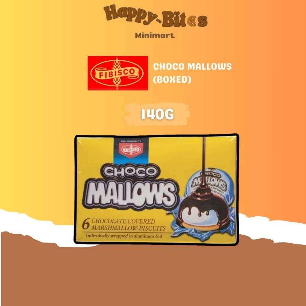 FIBISCO CHOCO MALLOWS 100g (BOXED) | Shopee Philippines
