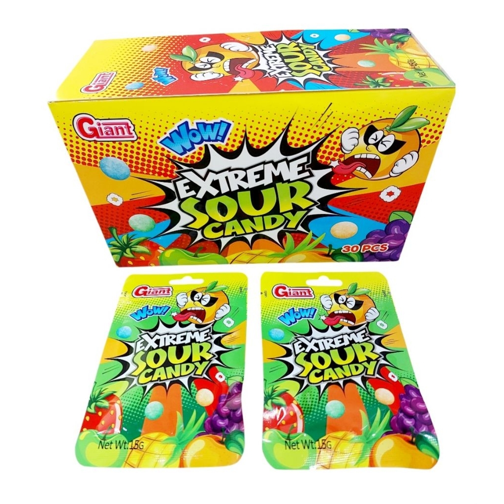 Extreme Sour Candy 30pcs per Box | Shopee Philippines
