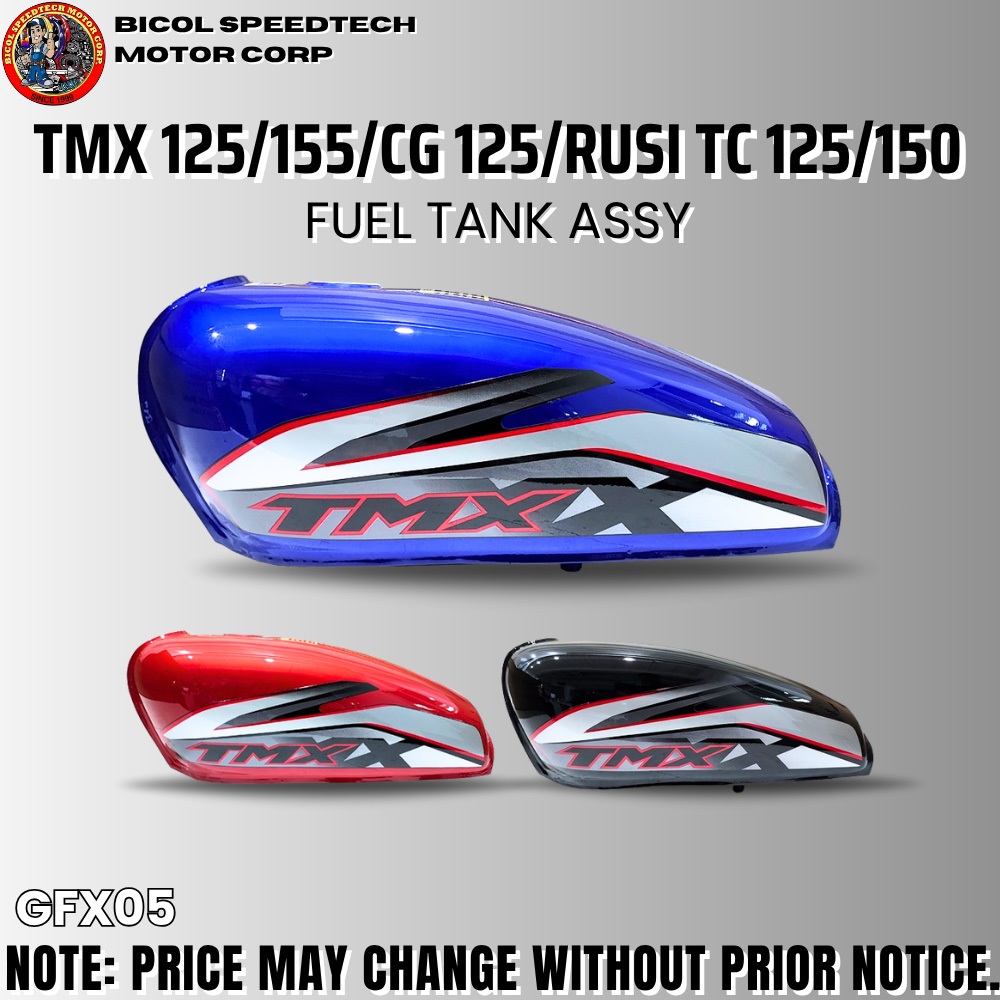 TMX 125/155/CG 125/RUSI TC 125/150 FUEL TANK ASSEMBLY (GFX05 / GFX04C ...